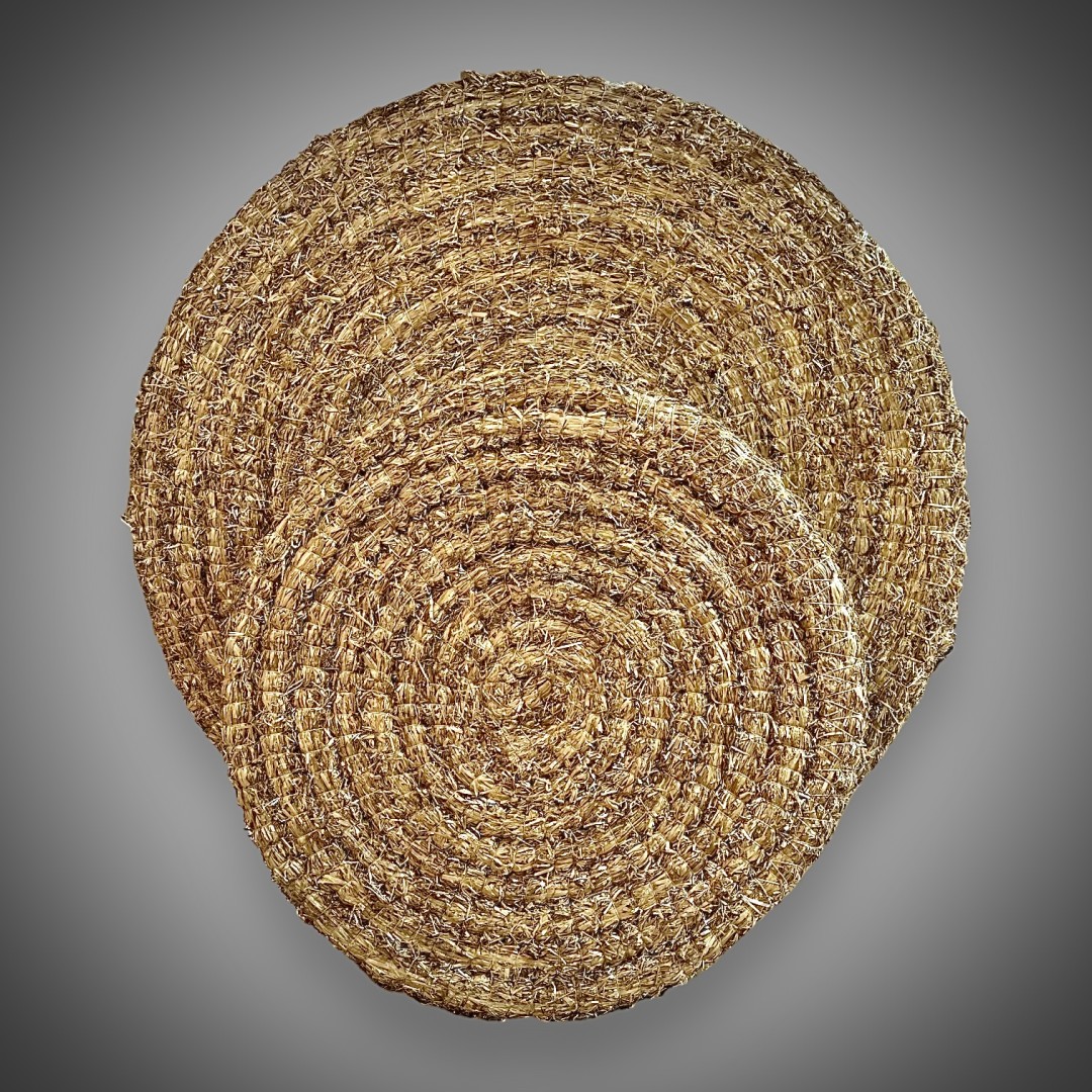 Woven straw target boards